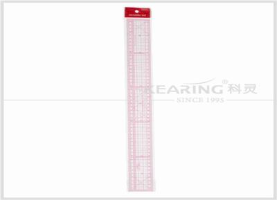 Cina righello durevole di plastica Kearing di fabbricazione di modello di 5*50 cm regola metrica di progettazione di modo # 8003 in vendita