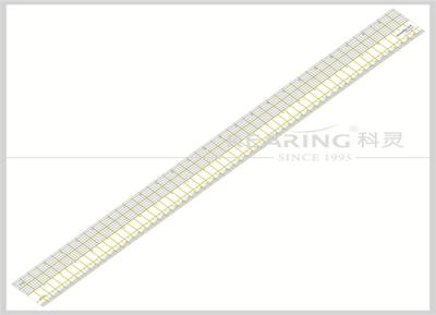 中国 レーザーの切口 | KPR2402 とのブランドを kearing 贅沢で堅いアクリルの物質的なパッチワークのキルトにする定規 販売のため