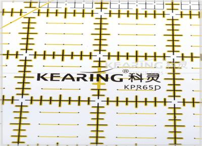 中国 kearing ブランド KPR65D の印刷の quilters の正方形の定規を選別して下さい 販売のため