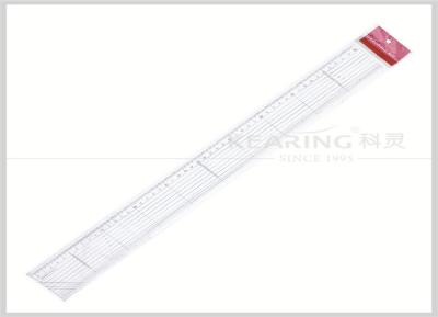 中国 W5152 Kearing 継ぎ目の手当ラインが付いている 5 x 50cm のパッチワークのキルトにする定規 販売のため