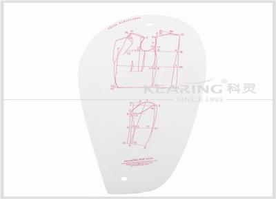 Cina Chiaro righello di plastica dell'indumento/marca durevole di Kearing di progettazione di modo in vendita