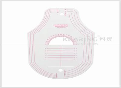 Cina Il righello di plastica flessibile di progettazione di modo di Kearing con il goniometro per cuce l'area #6404 in vendita