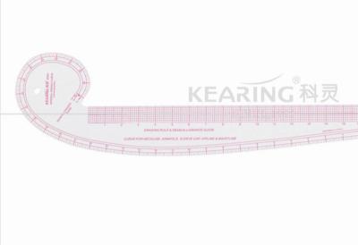 Cina I righelli di curva francese di Kearing con l'indennità della cucitura guidano flessibile trasparente/16