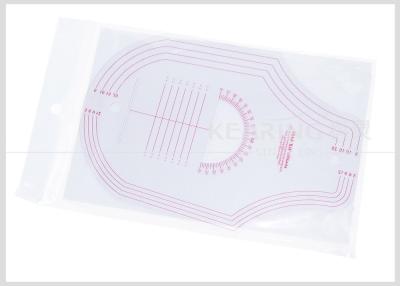 Cina La progettazione di plastica di modo varia i goniometri del righello di curva della forma con le linee dell'indennità della cucitura in vendita
