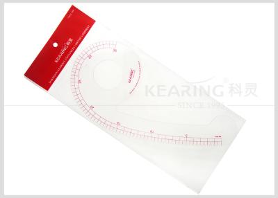中国 メートル形態の R 定規のプラスチック 35 cm の Kearing の衣服のカーブの規則を変えて下さい 販売のため