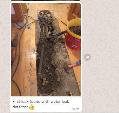 Household Depth 50cm Smart Pipeline Leak Detector