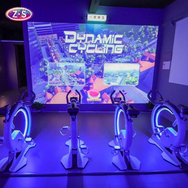 Quality 4000 Lumens Bike Ride Simulator 3LCD / DLP Laser Motion Sensing Game for sale