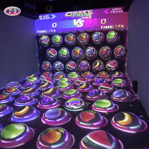 Quality 3800 Lumens Interactive Ball Game 48pcs Balls Floor Interactive Games for sale