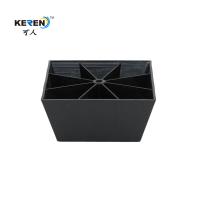 Quality KR-P0113 65mm Height Plastic Furniture Legs Replacement Easy Fitting Reduce Slip for sale