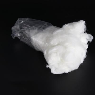 China 3D X 96mm Polyester Staple Fibre For Textile Production Semi Dull Raw White SD RW for sale