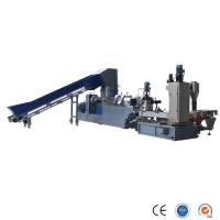 Quality Single Screw PP Granulator Machine Plastic Recycled Extruder 120mm PLC Control for sale