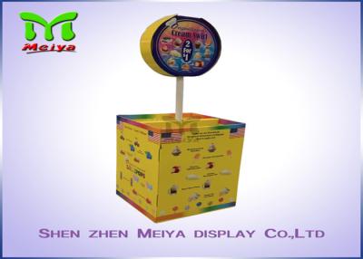 China O cartão do bolo corrugou a exposição do escaninho da descarga para o supermercado impermeável à venda