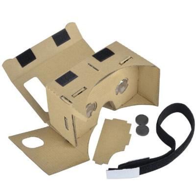 Cina i vetri del gioco di film della cuffia avricolare 3D di realtà virtuale di 3D VR regolano il CONTENITORE 2. 0 di cartone VR in vendita