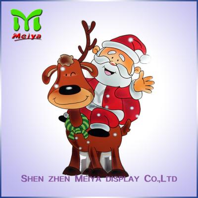 Cina Albero di Natale del cartone delle decorazioni di Natale, pubblicità ondulata della persona in piedi in vendita