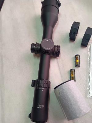 Chine 1200G Matériau de tube en aluminium pour aéronefs 3-24x56 Vue de chasse avec lentille optique FFP ED à vendre