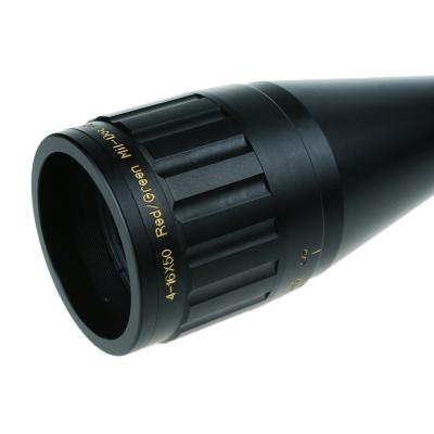 중국 25.4mm 튜브 지름 4-16x50 유리 복선으로 장거리 전술 사냥 시인 판매용