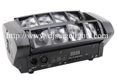중국 8 x 10 W LED 이동하는 맨 위 단계 빛 80 W RGBW 거미 당 점화 판매용
