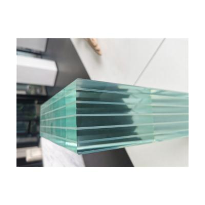Κίνα Laminated Clear Epoxy Borosilicate Float Glass Fiber Tempered 8mm 10mm For Flooring προς πώληση