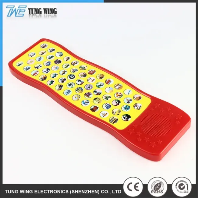 Plastic children educational toy sound module product display