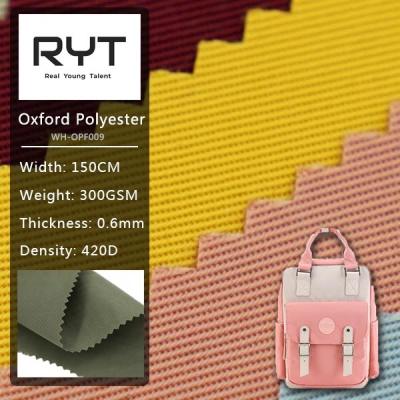 Κίνα 100% νάυλον Twill 420D αδιάβροχο υφαμένο PU ύφασμα της Οξφόρδης πολυεστέρα προς πώληση