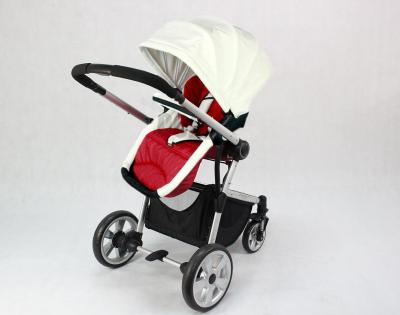 Cina EVA Air stanca quattro passeggiatori di bambino di lusso della lega di alluminio delle ruote, carrello del bambino in vendita