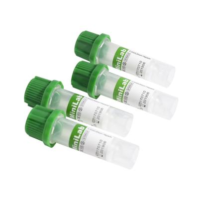 중국 혈액 수집 단일 사용을 위한 메마른 0.5ml 플라스틱 모세관 판매용