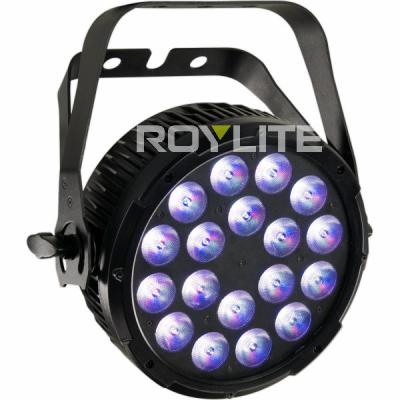 中国 6 つの DMX CH のスタジオ LED の標準の缶、RGBW ファンの静寂 LED の洗浄ライト無し 販売のため