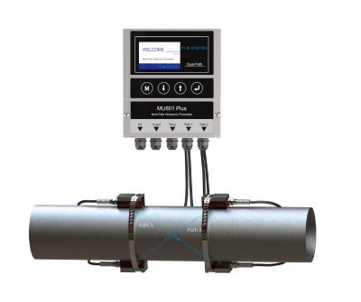China Más ultrasónico del metro de flujo de la trayectoria multi fija MU801 en venta