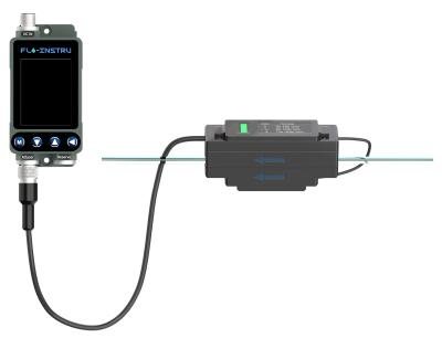 TM605C Clip On Ultrasonic Flow Meter for Chemical Production Process Real-Time Flow Measurement and Process Control