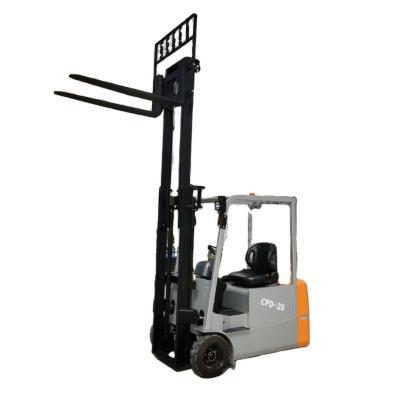Cina 1.5 tonnellate di carrelli elevatori elettrici a batteria a tre ruote con pallet a due o tre lati in vendita