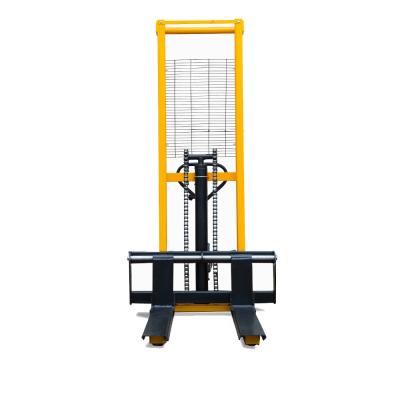 Cina 1T 1.6M carrello elevatore a forchetta manuale stacker pallet camion a mano con acciaio di alta qualità tipo C per fabbrica in vendita