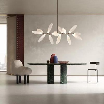China Multifunctionele Eigentijdse Marmeren Eettafel Geurvrije Marmeren Hoogste Eettafel Te koop