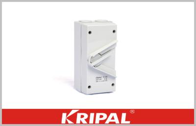 China COMO/NZS3123 2005 IEC60947-3 protege contra intempéries o soquete do interruptor, interruptor à prova de intempéries do isolador à venda