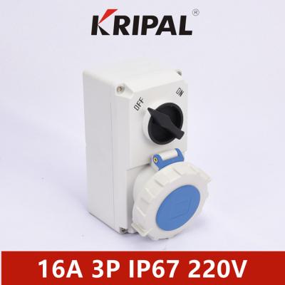 China Material de nylon IP67 3P 4P 5P 32A Enchufe de interruptor entrelazado Estándar IEC en venta