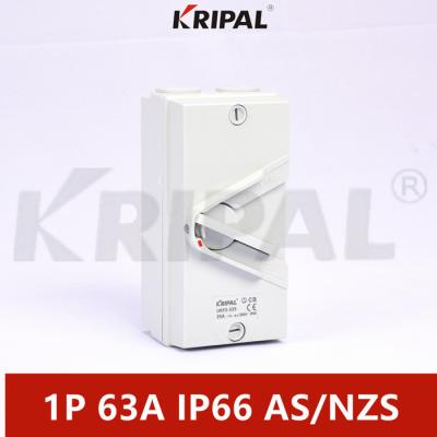 China interruptor isolante impermeável exterior industrial de 63A 1Pole IP66 à venda