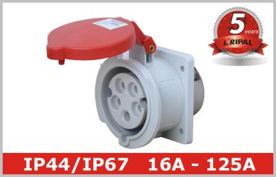 中国 IP44 IP67 のパネルは産業ソケット 16A 32A 63A 125A 力を取付けました 販売のため