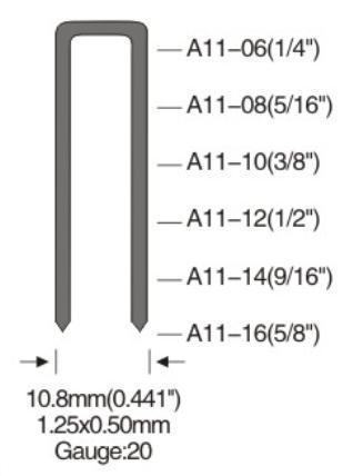 20gauge Narrow Crown Electric Stapler Tacker Staple Gun A11