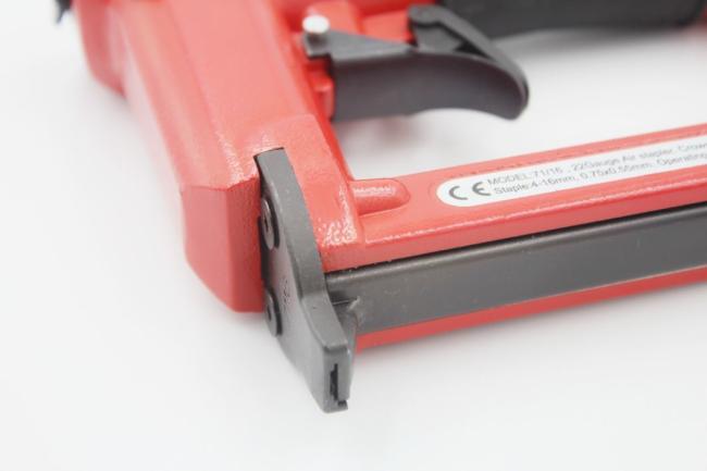 Durable Quality 22 Gauge Fine Crown Air Pneumatic Staple Gun (RED) Air Stapler 7116