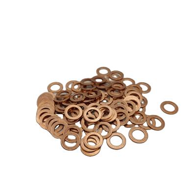 Cina Rondelle piane d'ottone piane m14 della rondella m4 m5 m6 10mm di DIN125 DIN433 del rame all'ingrosso del giro grandi in vendita