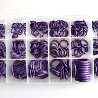 Cina Corredo 30sizes scatola di gomma di Kit Set Repair del giunto circolare di colore di giunto circolare del contenitore alta qualità rossa/gialla/blu di 382pcs del giunto circolare di specificazione della scatola in vendita