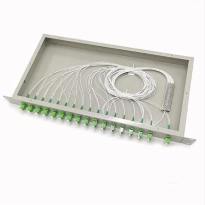 Китай Дуплекс 1*32 Lc Apc со стальным типом Splitter держателя шкафа трубки Plc оптического волокна продается