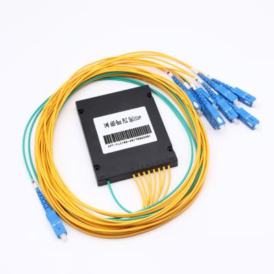 Китай Тип коробки Abs 1*8 с Splitter Plc оптического волокна соединителя Sc Upc продается