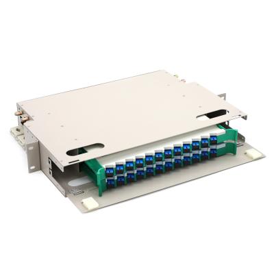 Cina Scatola fissa scorrevole d'acciaio di termine dello Sc FTTH, 24 scatole di termine della fibra del porto in vendita