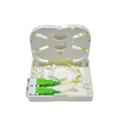 Cina Scatola di distribuzione di Ftth del centro della scatola 4 del fronte, scatola di termine della fibra di 2 porti in vendita