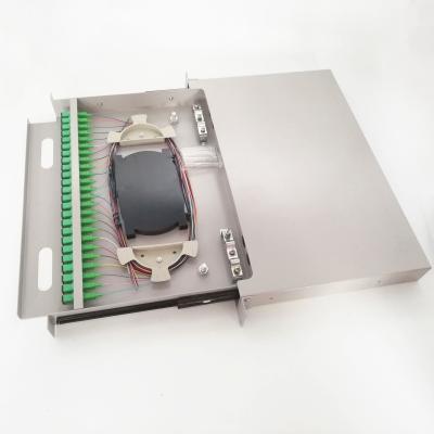 Cina Porto fisso scorrevole d'acciaio del porto 24 della scatola 12 di termine dello Sc FTTH in vendita