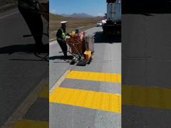 Термопластическая выпуклая линия шума линия профиль линия маркировки машины