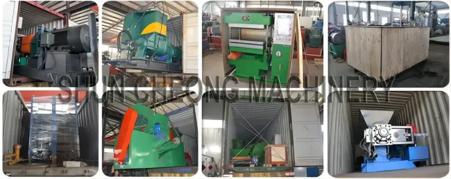Packaging and shipping preparation of hydraulic press equipment