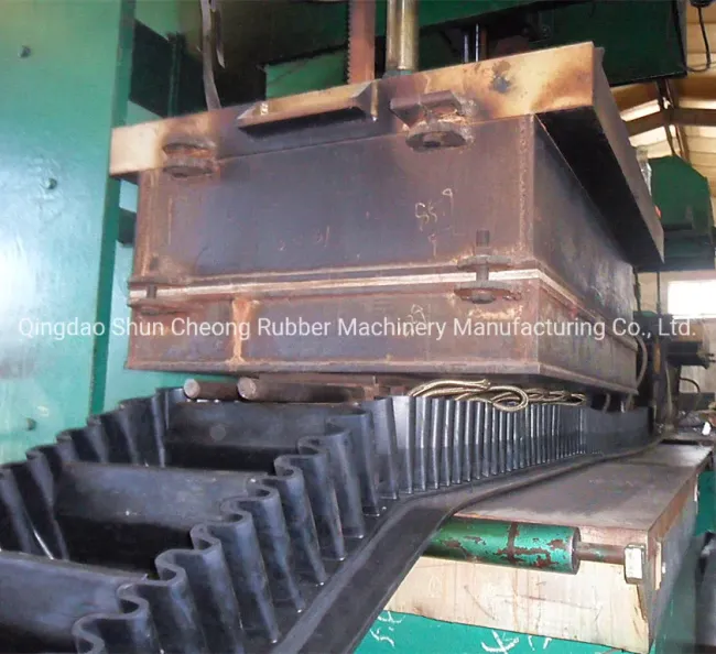 Sidewall Belt Vulcanizing Press Machine - Side View