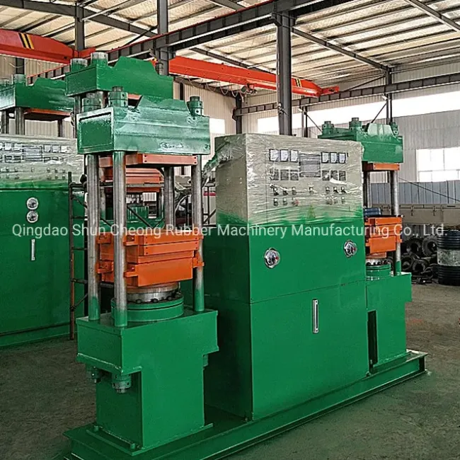 Industrial Vulcanizing Press detailed view