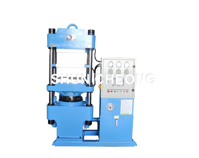 Rubber Plate Vulcanizing Press Machine - Front View